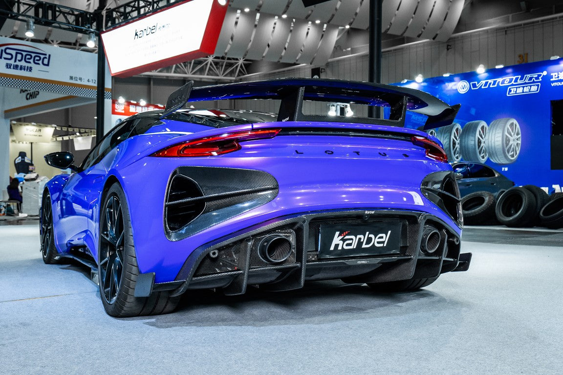 Lotus Emira 3.6 V6 Four-cylinder Aftermarket Parts - Karbel Rear Bumper ...